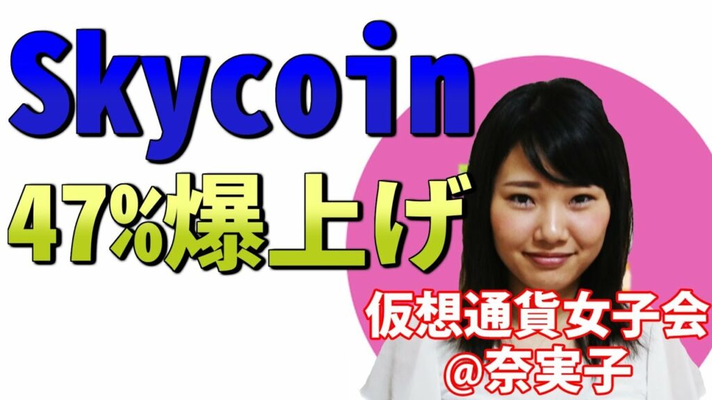 Skycoinが47%爆上げ [仮想通貨女子会] - ToraTora【トラトラ】